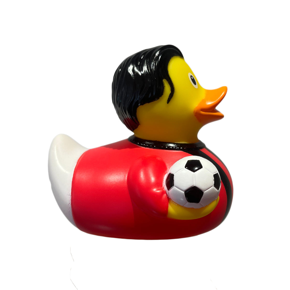 Black and Red Soccer Rubber Duck – The Venice Duck Store